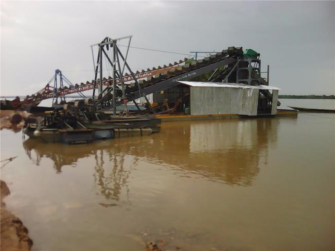 Bucket Chain 4M Gold Diamond Dredger Gravity Separation Sand Gold ...