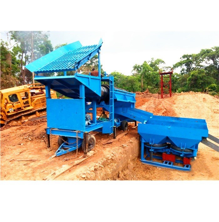 Keda Gold Trommel Screen Movable Gold Extraction Machine