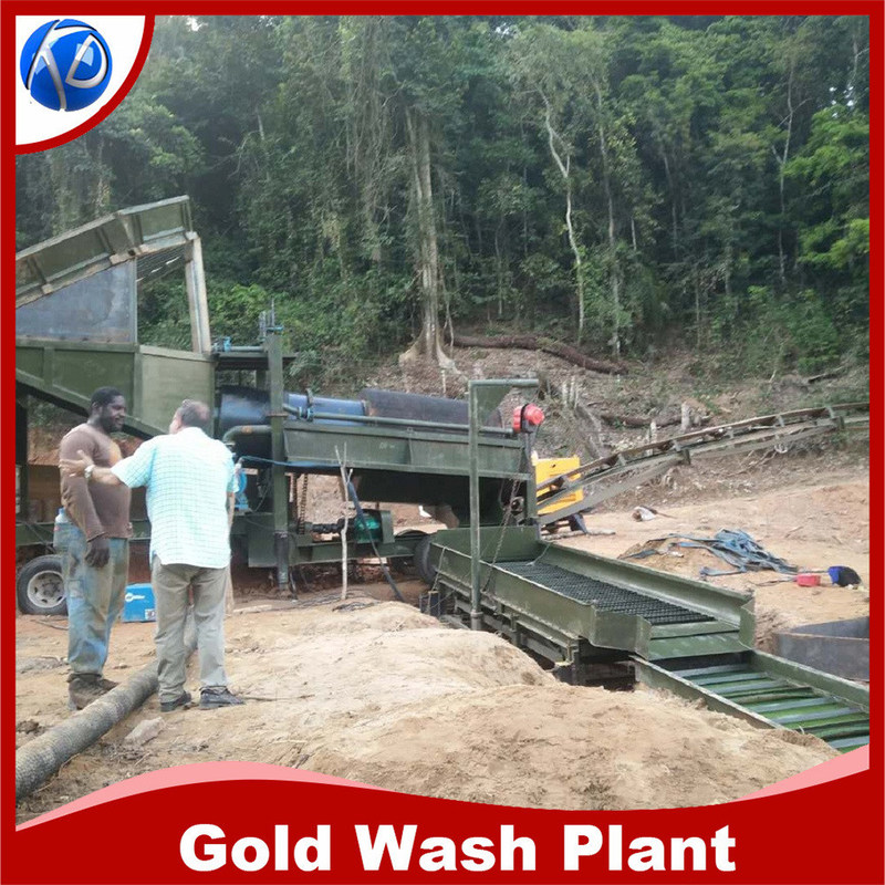Keda Gold Trommel Screen Movable Gold Panning Equipment