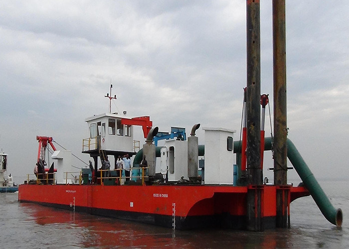 6 Inch Hydraulic Gold Suction Dredge with sand dredge pump For River ...